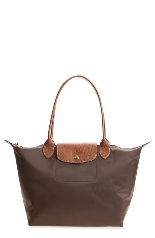 Longchamp Medium Le Pliage Shoulder Tote - Mocha