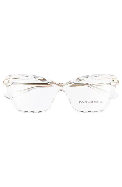 Dolce & Gabbana 53mm Cat Eye Optical Glasses