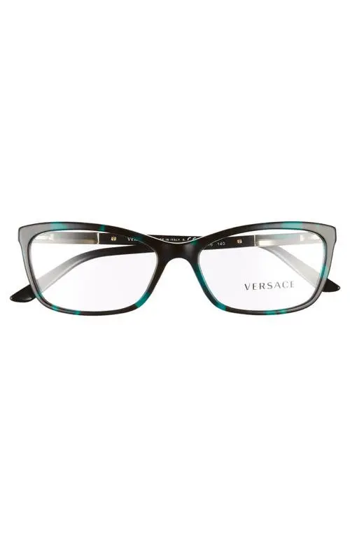 Versace 54mm Eyeglasses - Green Havana
