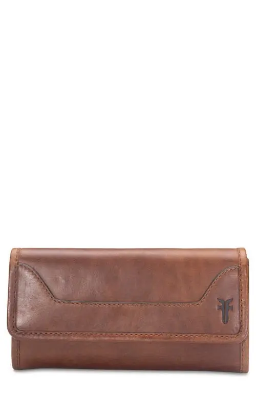 Frye Melissa Leather Wallet - Cognac