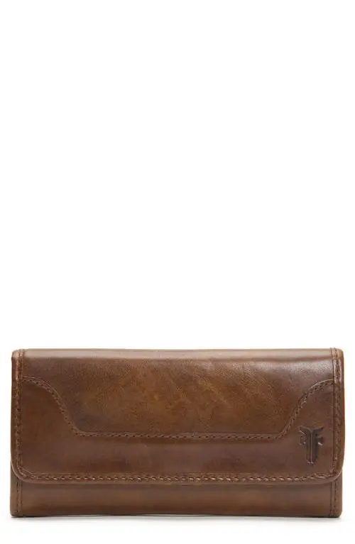 Frye Melissa Leather Wallet - Dark Brown