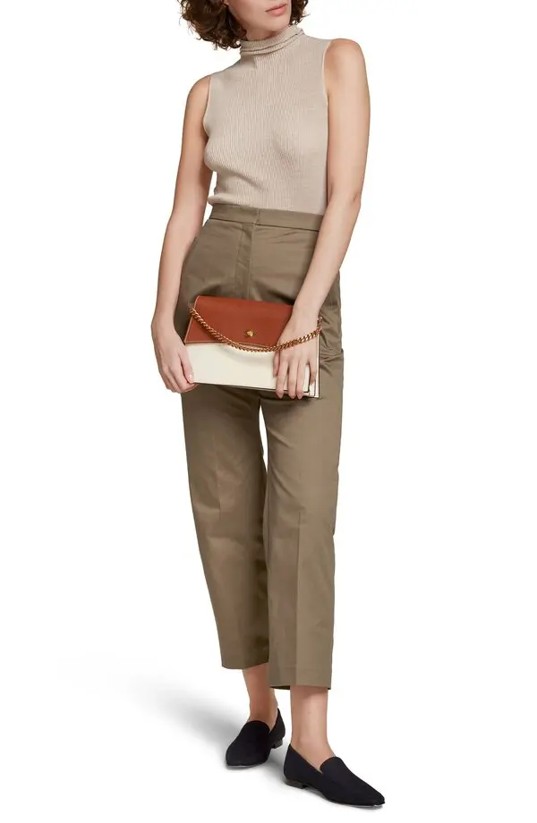 METIER The Roma Colorblock Leather Shoulder Bag