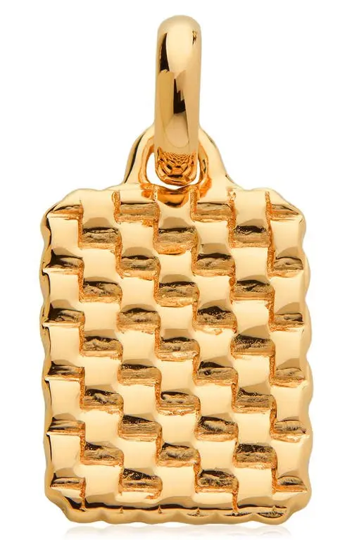 Monica Vinader Heirloom Pendant Charm - 18kt Gold Vermeil