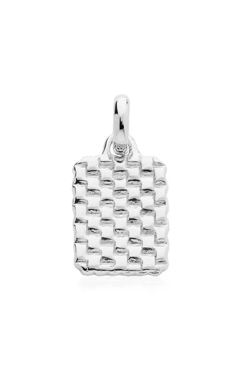 Monica Vinader Heirloom Pendant Charm - Silver