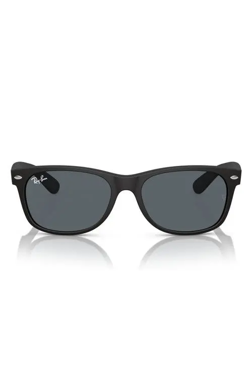 Ray-ban 55mm Rectangular Wayfarer Sunglasses - Black Blue