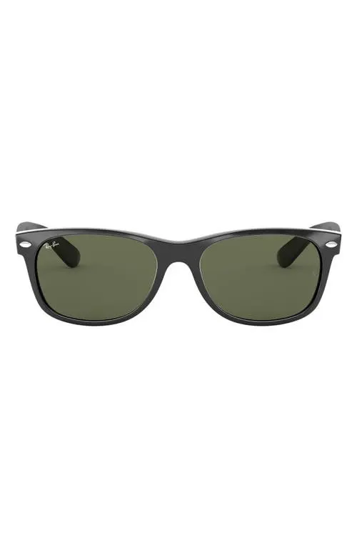 Ray-ban 55mm Rectangular Wayfarer Sunglasses - Black