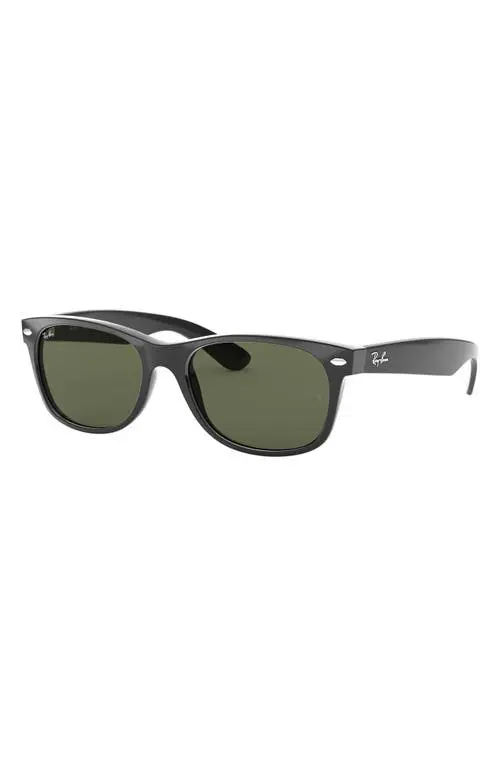 Ray-ban 55mm Rectangular Wayfarer Sunglasses - Black