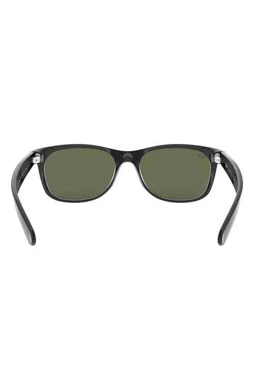Ray-ban 55mm Rectangular Wayfarer Sunglasses - Black