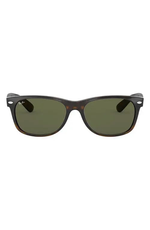 Ray-ban 55mm Rectangular Wayfarer Sunglasses - Dark Tortoise