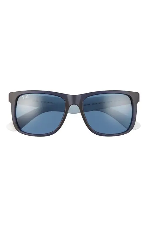 Ray-ban 54mm Rectangular Sunglasses - Blue/dark Blue