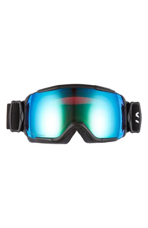 SMITH Showcase Over The Glass Chromapop™ 175mm Goggles - Black/ Everyday Green Mirror