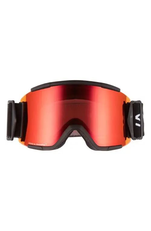 SMITH Squad Xl 185mm Snow Goggles - Black/ Everyday Red Mirror