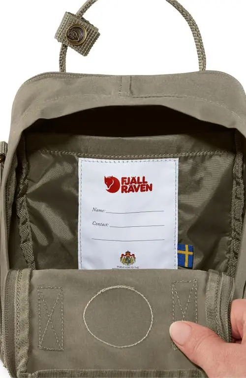 Fjallraven Kånken Water Repellent Sling Shoulder Bag - Fog