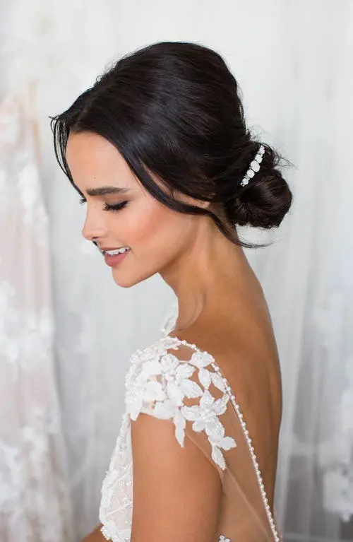 Brides & Hairpins Elula Opal Comb - Silver
