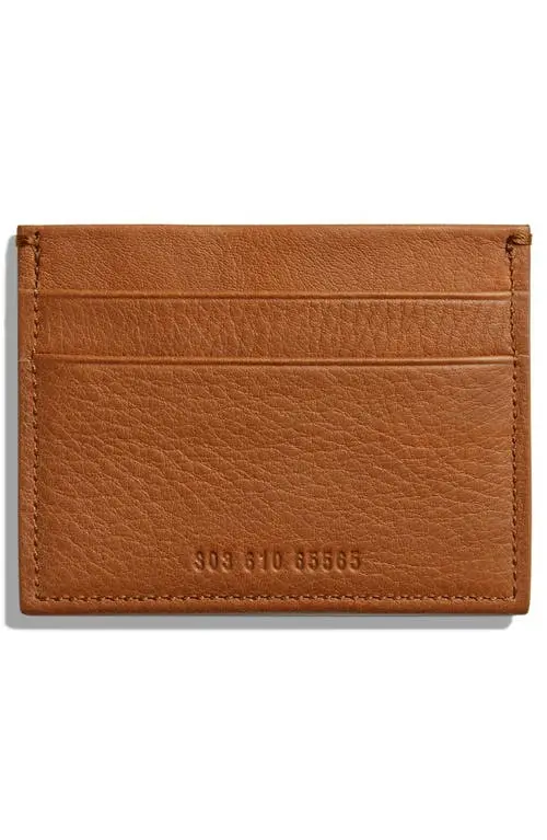 Shinola Leather Card Case - Tan