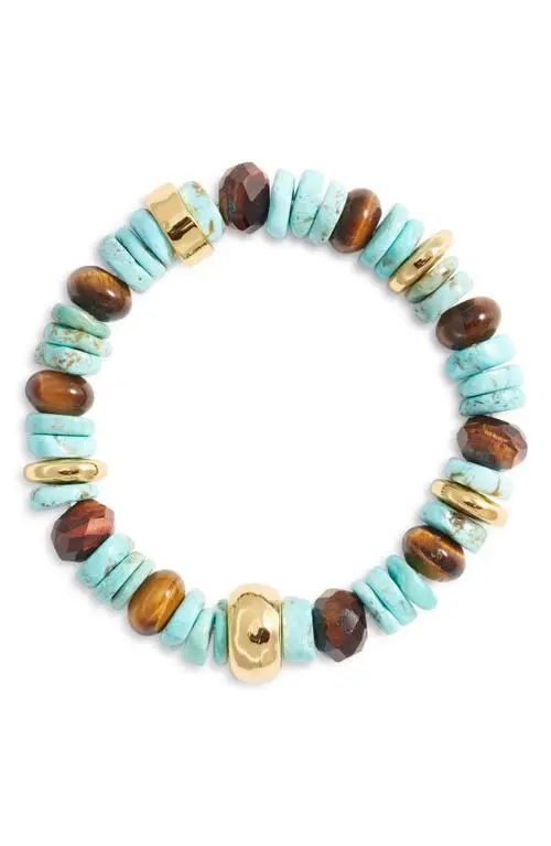 Nest Jewelry Stretch Bracelet - Turquoise