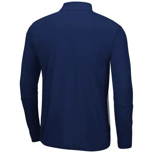 COLOSSEUM Navy Georgia Tech Yellow Jackets Prospect Space-dye Quarter-zip Jacket