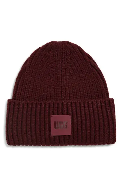 UGG Chunky Ribbed Beanie - Wild Grape