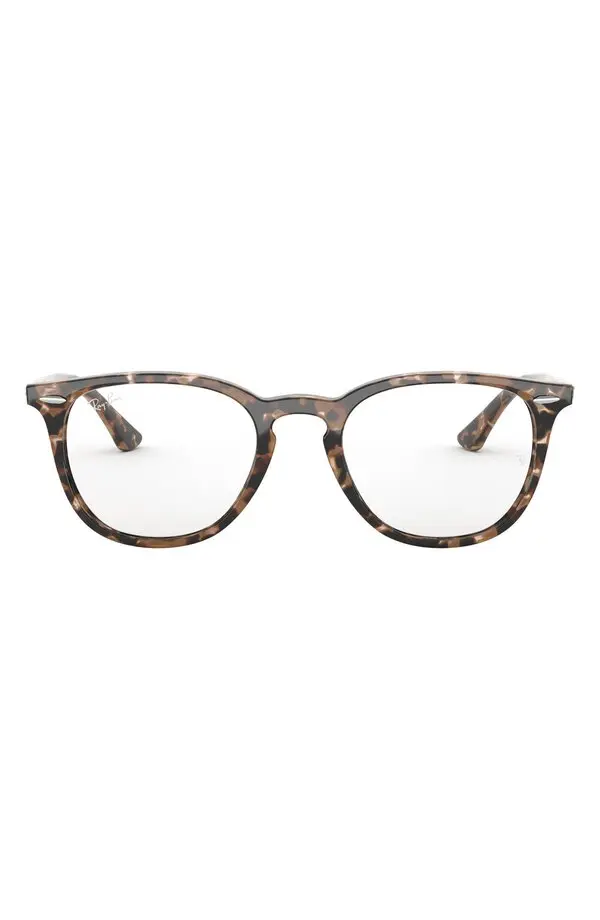 Ray-ban 50mm Cat Eye Eyeglasses - Shiny Brown