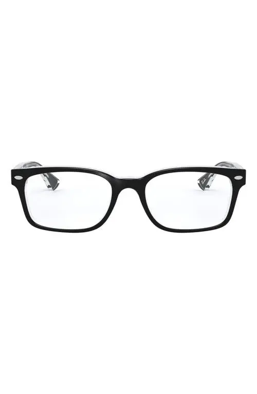 Ray-ban Square Frame Optical Glasses - Black