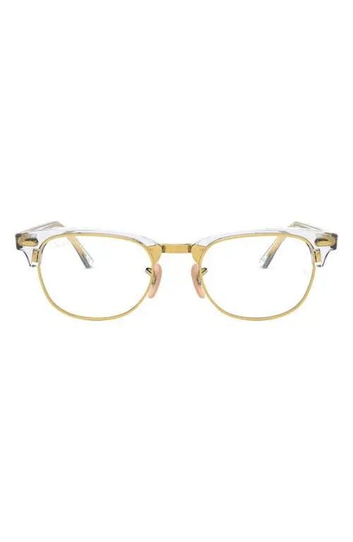 Ray-ban Clubmaster Optical Glasses - Transparent