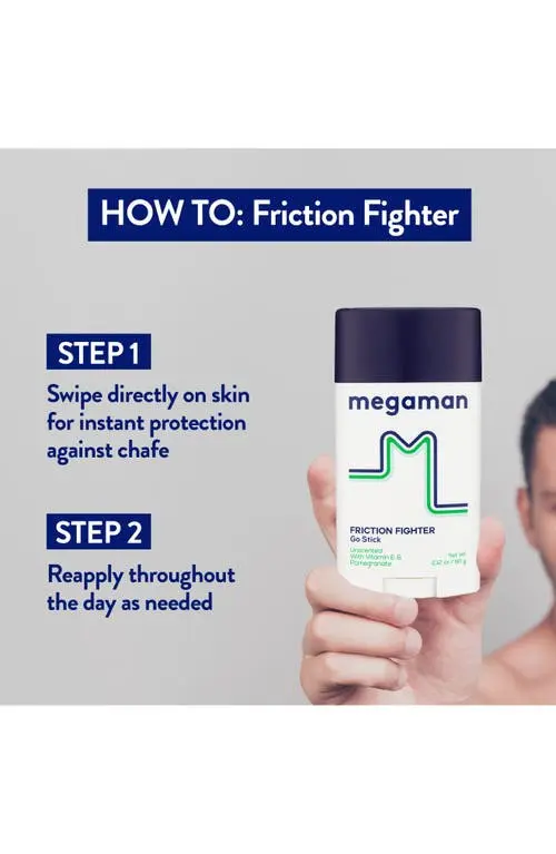 MEGABABE Megaman Friction Fighter Anti Chafe Go Stick