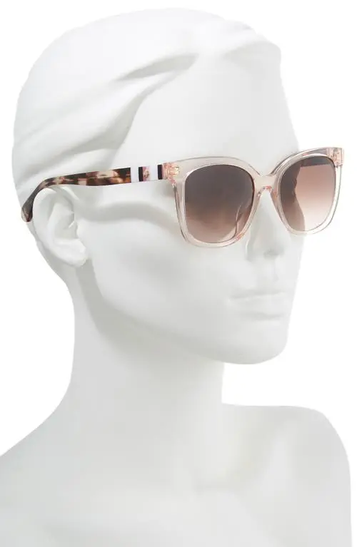 Kate Spade New York Kiya 53mm Round Sunglasses