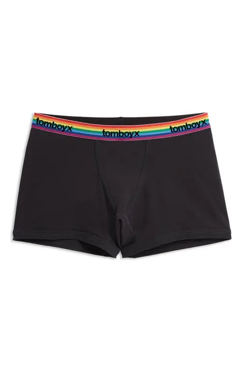 TOMBOYX 4.5-inch Trunks - Black Rainbow Logo