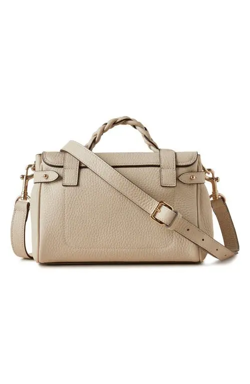 Mulberry Mini Alexa Leather Satchel - Chalk