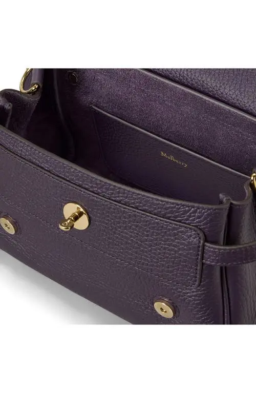 Mulberry Mini Alexa Leather Satchel - Deep Aubergine