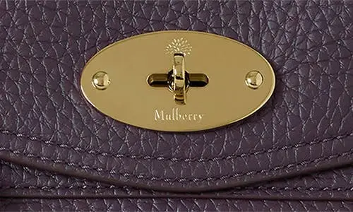 Mulberry Mini Alexa Leather Satchel - Deep Aubergine