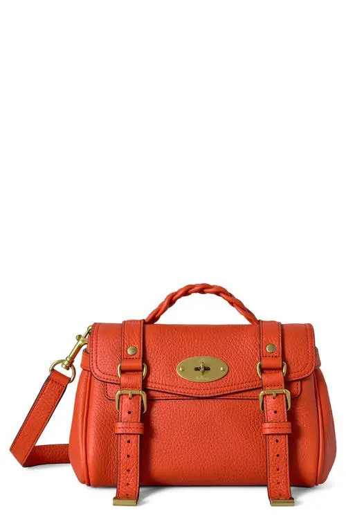 Mulberry Mini Alexa Leather Satchel - Orange