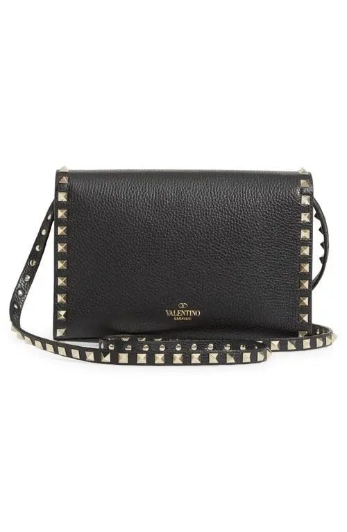 Valentino Garavani Rockstud Shoulder Bag - 0no Nero