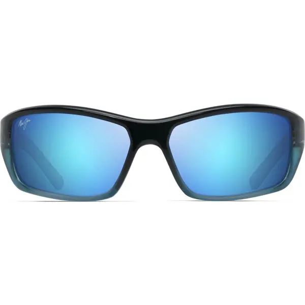 Maui Jim Barrier Reef 62mm Sunglasses - Blue Turquoise/blue