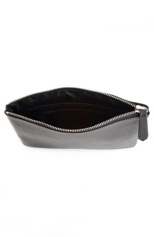 ROYCE NEW YORK Leather Travel Pouch - Black