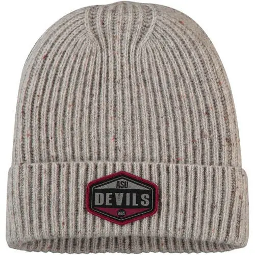 Top Of The World Arizona State Sun Devils Alp Cuffed Knit Hat - Gray
