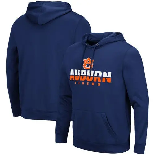 COLOSSEUM Auburn Tigers Lantern Pullover Hoodie - Navy
