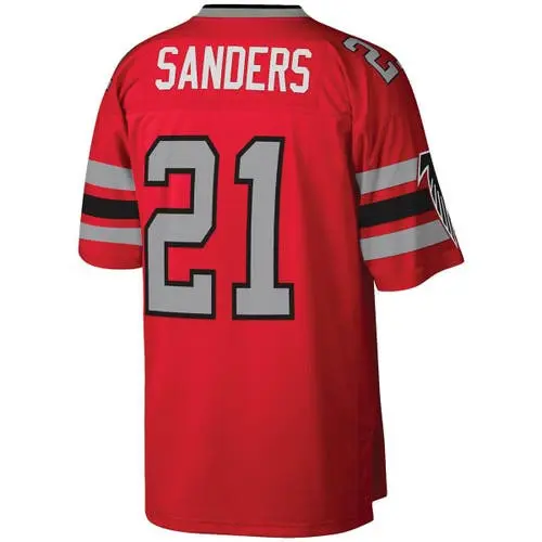 Mitchell & Ness Deion Sanders Atlanta Falcons Legacy Replica Jersey - Red