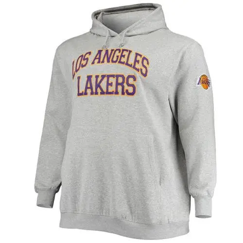 Mitchell & Ness Los Angeles Lakers Hardwood Classics Throwback Pullover Hoodie