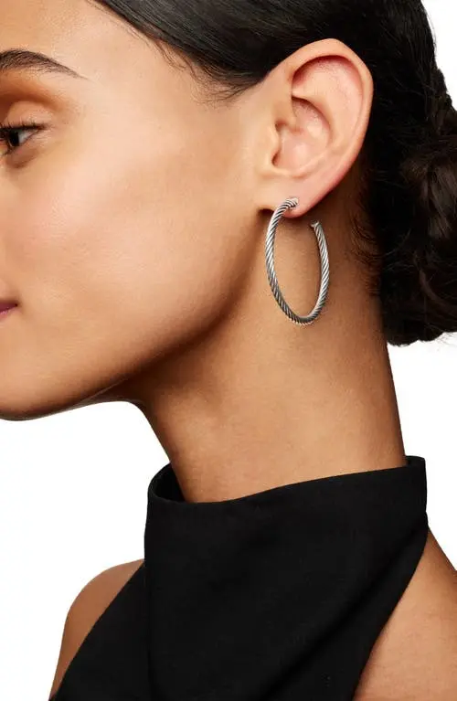 David Yurman Cable Hoop Earrings