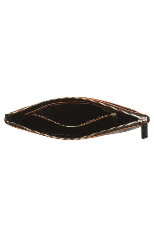 Mcm Klara Monogram Leather Crossbody Pouch