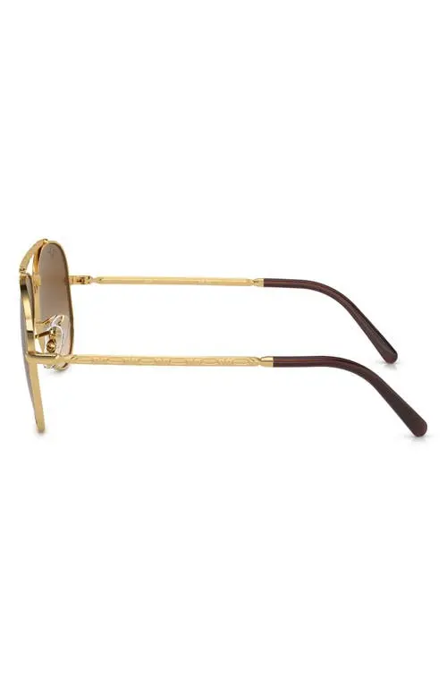 Ray-ban Aviator Metal Ii 58mm Sunglasses - Gold Flash