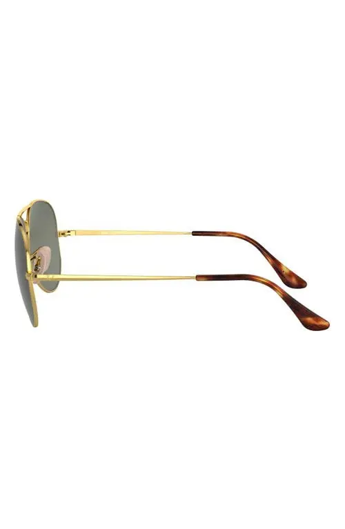 Ray-ban Aviator Metal Ii 58mm Sunglasses - Green