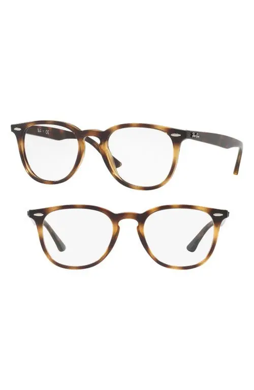 Ray-ban 52mm Optical Glasses - Havana