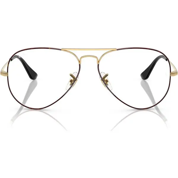 Ray-ban Aviator Eyeglasses - Black
