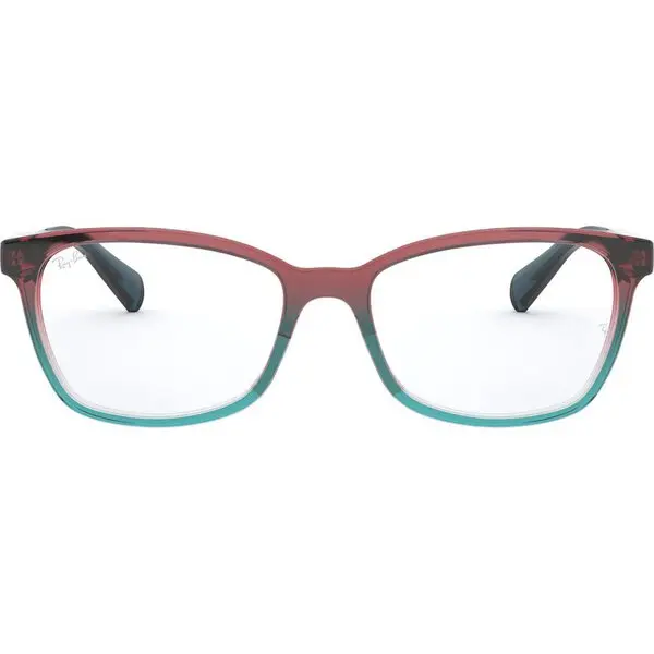 Ray-ban 54mm Square Optical Glasses - Red Blue
