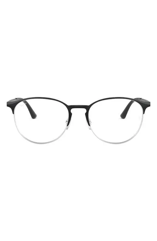 Ray-ban Phantos Optical Glasses - Black Silver