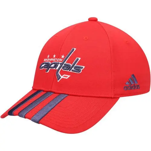 Adidas Washington Capitals Locker Room Three Stripe Adjustable Hat