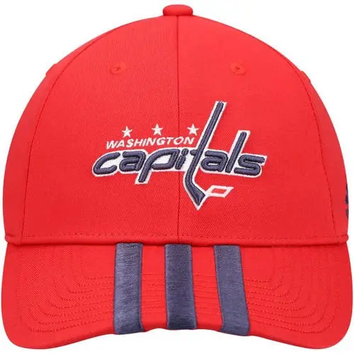 Adidas Washington Capitals Locker Room Three Stripe Adjustable Hat