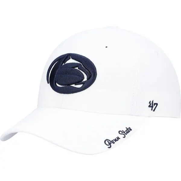 '47 Penn State Nittany Lions Miata Clean Up Logo Adjustable Hat - White